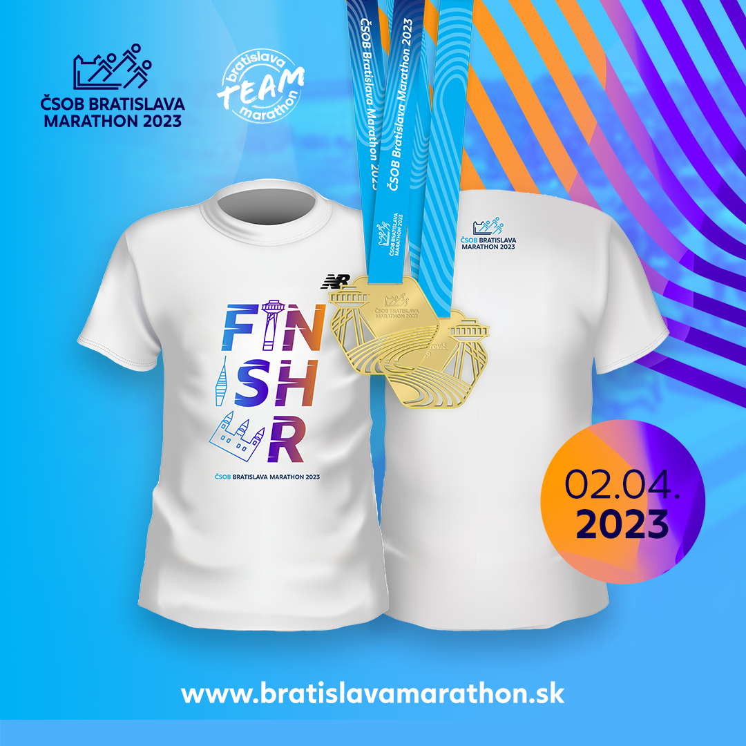 ČSOB BRATISLAVA MARATHON 2023 – YOUR REWARD IN THE FINISH – BAM